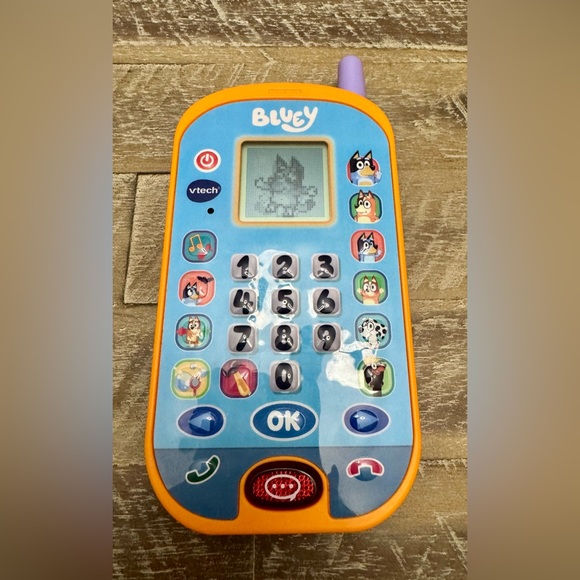 vtech | Toys | Vtech Bluey Learning Toy Phone Bluey Ring Ring Phone ...